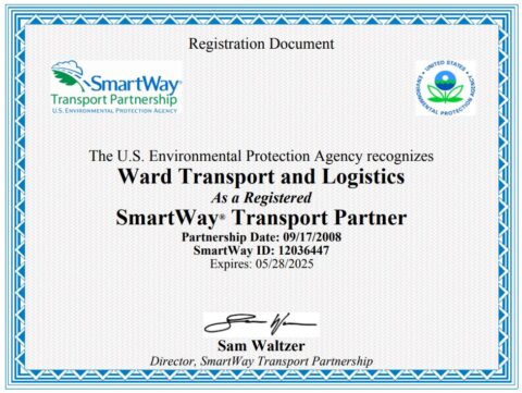 Ward SmartWay® Transport Partner Since 2008 | Ward TLC